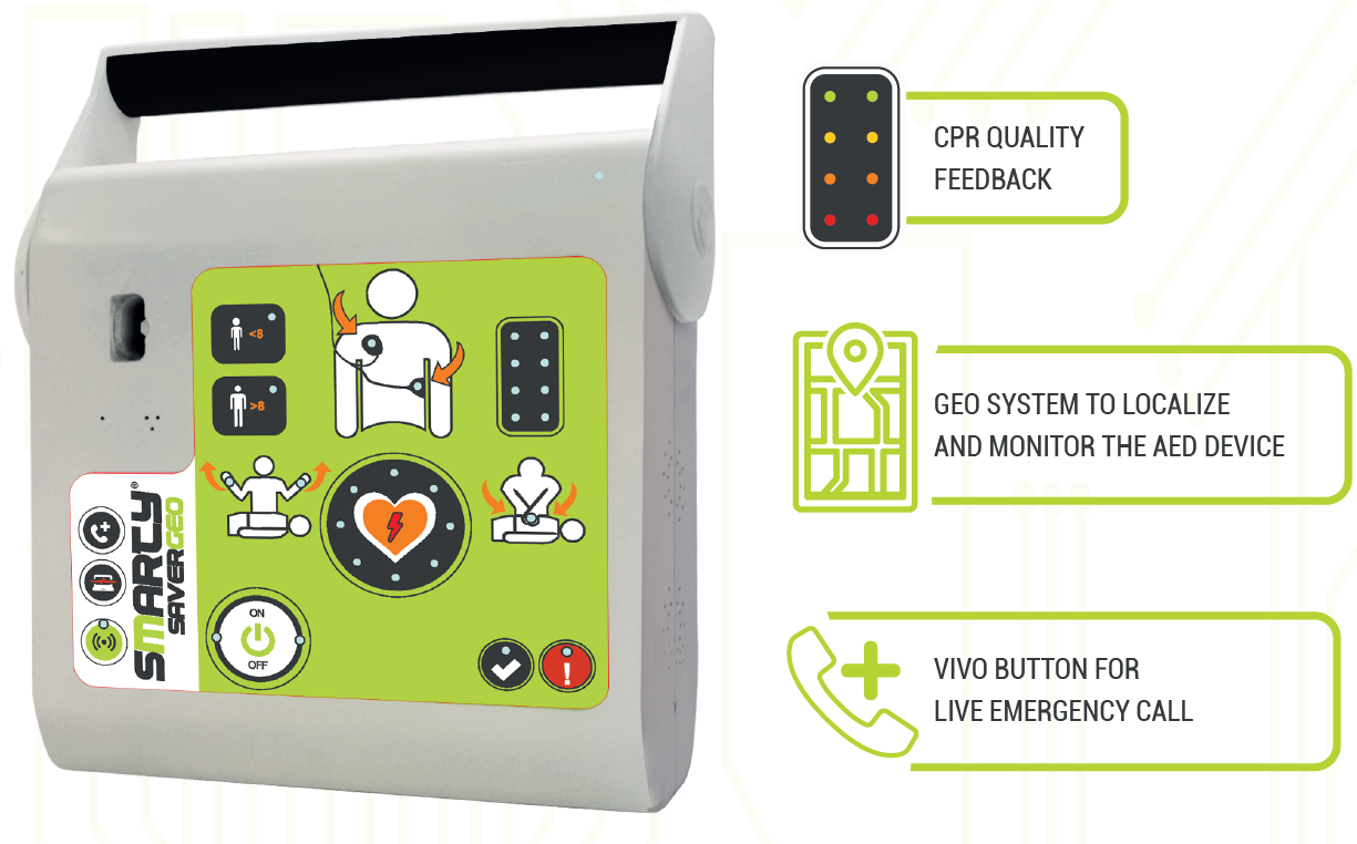 Defibrilator SMARTY Saver PLUS – Defibrilator.PRO